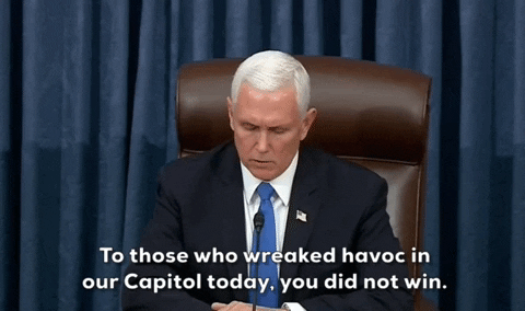 Mike Pence January 6Th GIF by GIPHY News - Find & Share on GIPHY