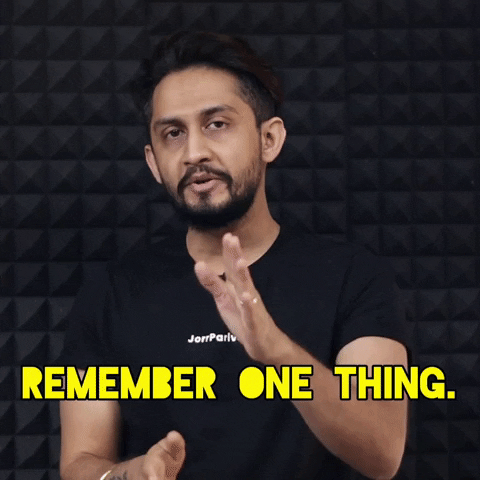 Remember One Thing GIF by Digital Pratik - Find & Share on GIPHY