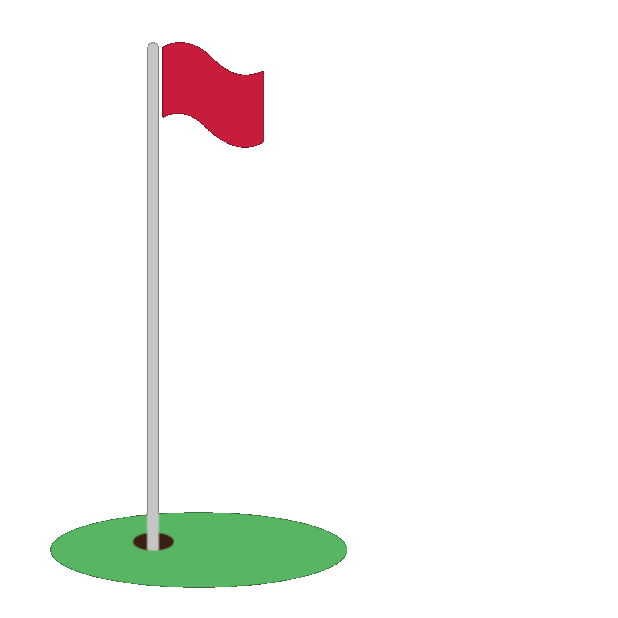 Flag Pin Sticker by LPGA for iOS & Android | GIPHY