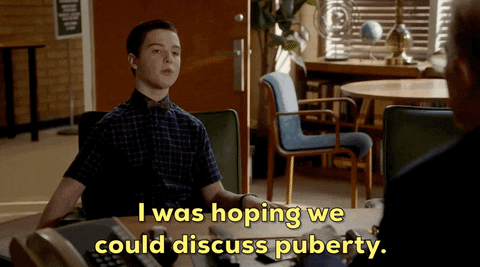 Awkward Sheldon Cooper GIF by CBS - Find & Share on GIPHY