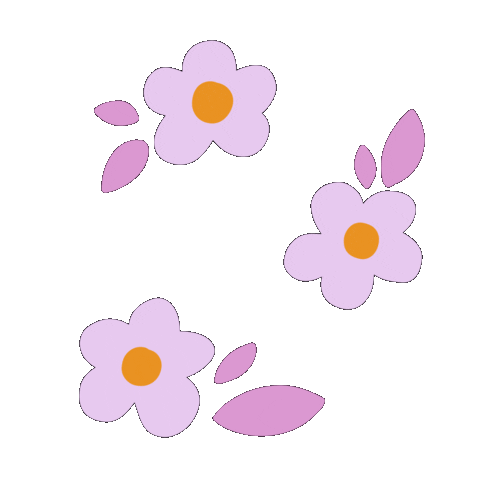 Falling Leaves Flower Sticker for iOS & Android | GIPHY