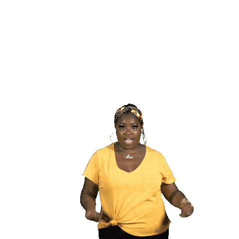 Surprised Black Woman Gif