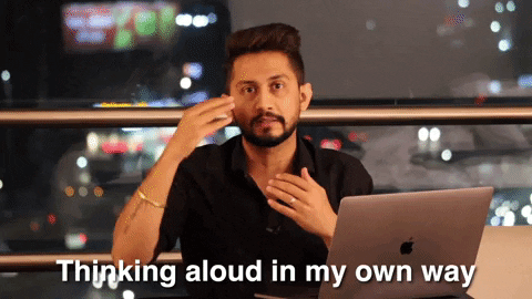 Thinking Think GIF by Digital Pratik - Find & Share on GIPHY