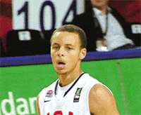 Stephen Curry Stare Gif