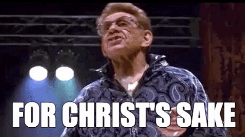 For Christs Sake GIFs - Get the best GIF on GIPHY