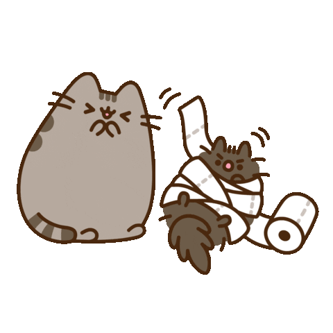 Little Brother Cat Sticker by Pusheen for iOS & Android | GIPHY