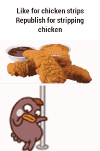 Chicken Strip Gif