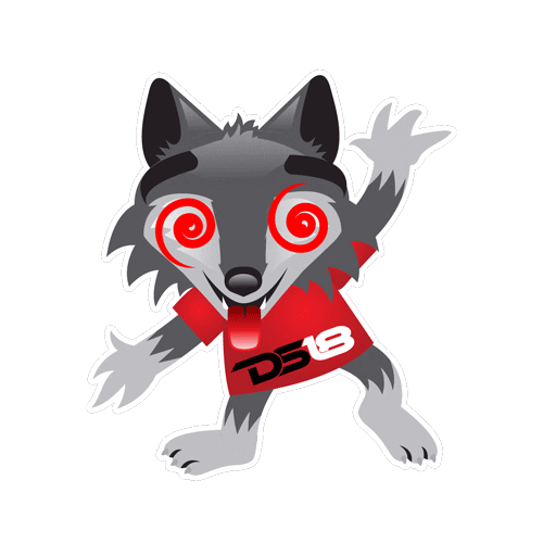 Car Audio Wolf Sticker by DS18 for iOS & Android | GIPHY