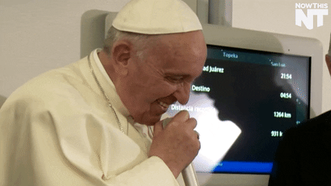 Pope Bars GIF by NowThis - Find & Share on GIPHY
