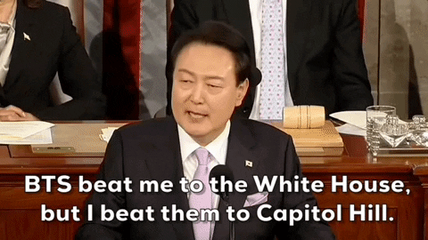 19 GIFs From South Korean President Yoon's Address to Congress by GIPHY ...