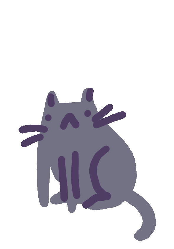 Cat Reaction Sticker by Sara Maese for iOS & Android | GIPHY