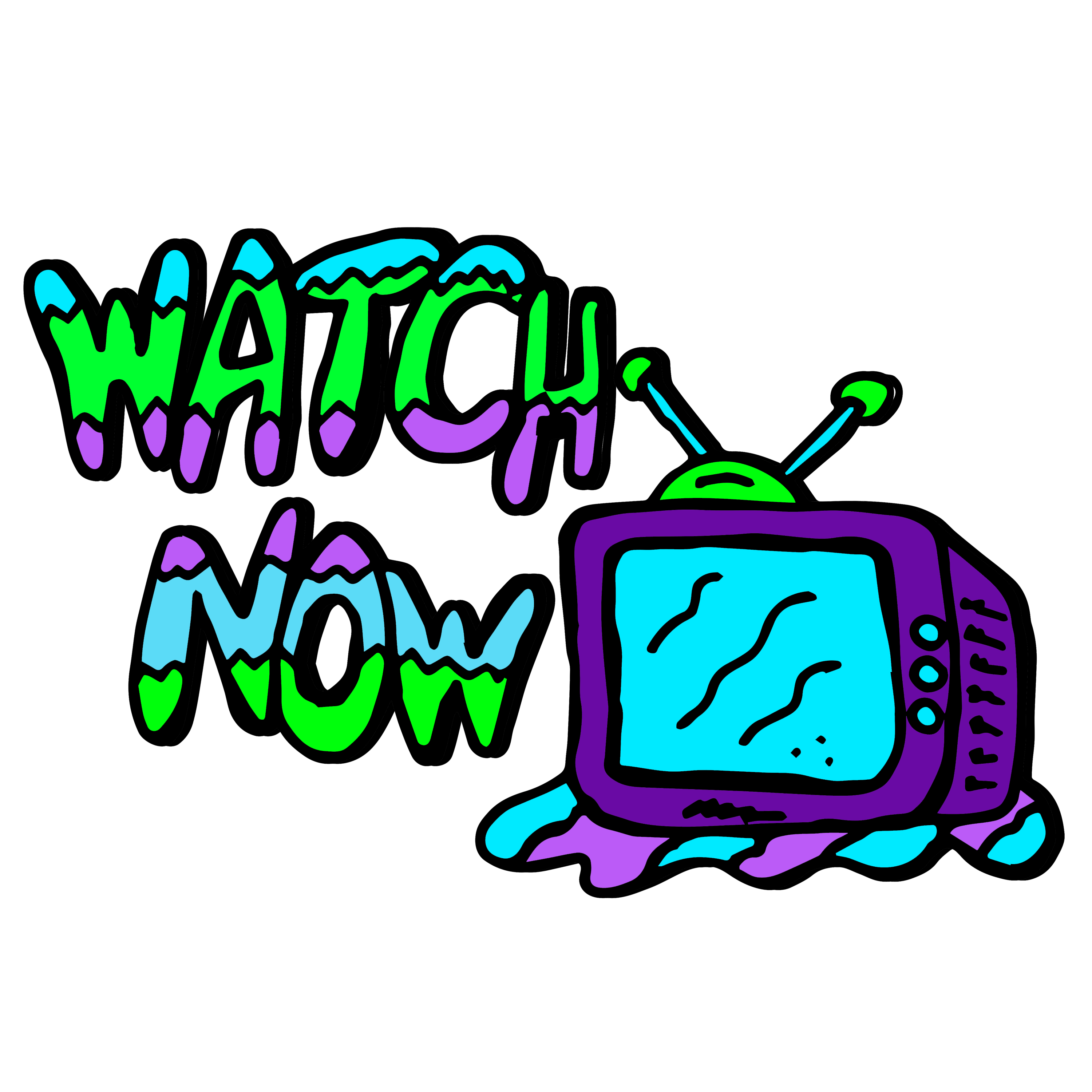 Watch Now Youtube Sticker by Nuttz for iOS & Android | GIPHY