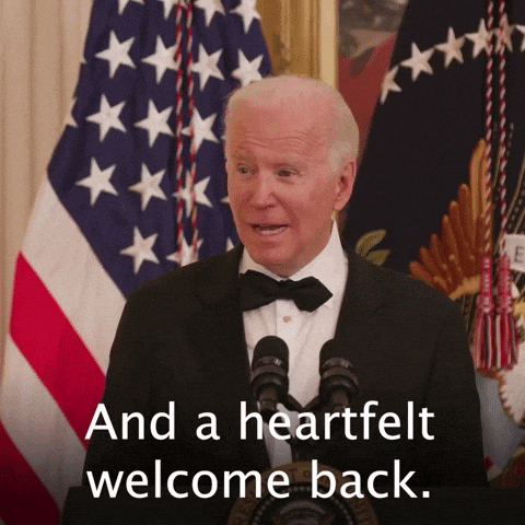 Joe Biden Hello GIF by The Democrats - Find & Share on GIPHY