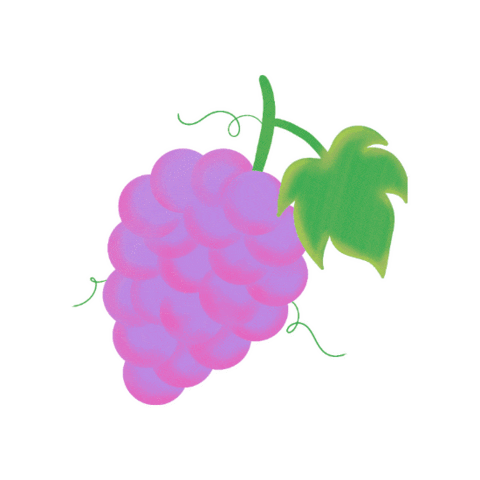 Fruit Grapes Sticker for iOS & Android | GIPHY