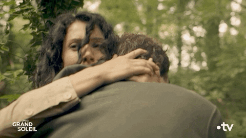 Arthur Hug GIF by Un si grand soleil - Find & Share on GIPHY