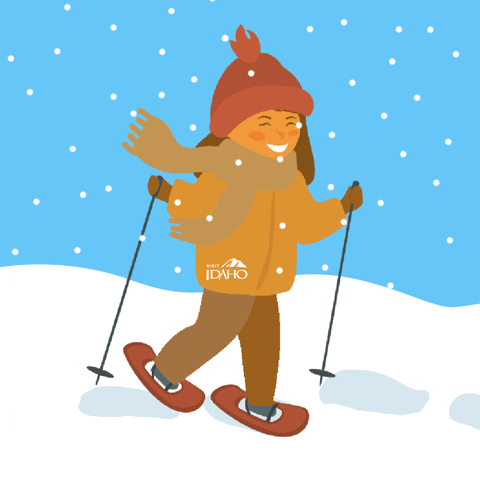 Idaho Snowshoeing GIF by VisitIdaho - Find & Share on GIPHY