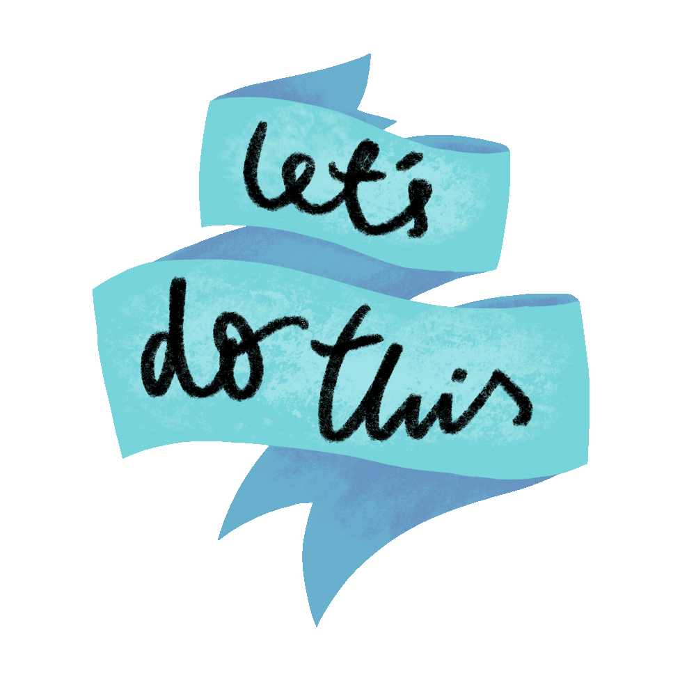 Work Together Lets Go Sticker by Nikki McWilliams for iOS & Android | GIPHY