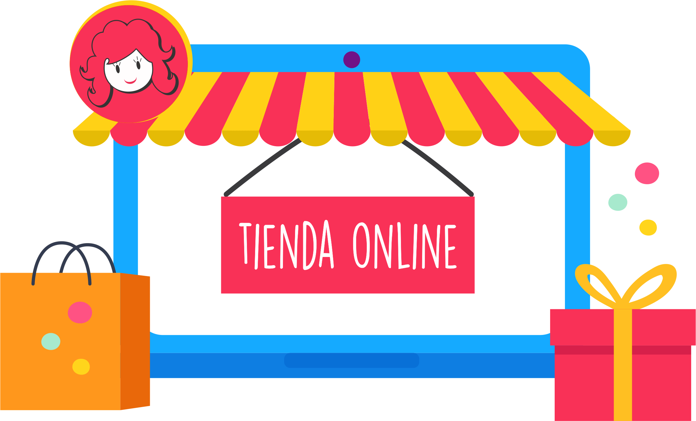 Shopping Shop Sticker by fulanasgraficas for iOS & Android | GIPHY