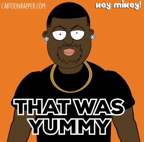 Eat Yum Yum GIF by Hey Mikey! - Find & Share on GIPHY