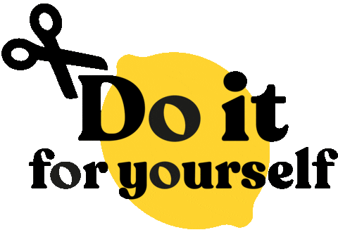 Diy Do It For Yourself Sticker by makemylemonade for iOS & Android | GIPHY