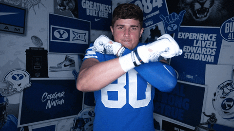 Byu Football GIF by BYU Cougars - Find & Share on GIPHY
