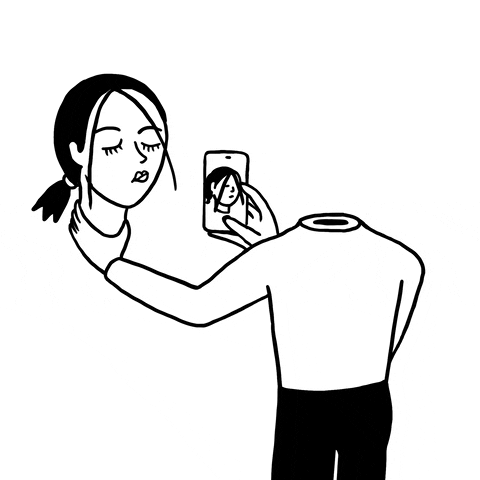 Selfie GIF by Laurène Boglio - Find & Share on GIPHY