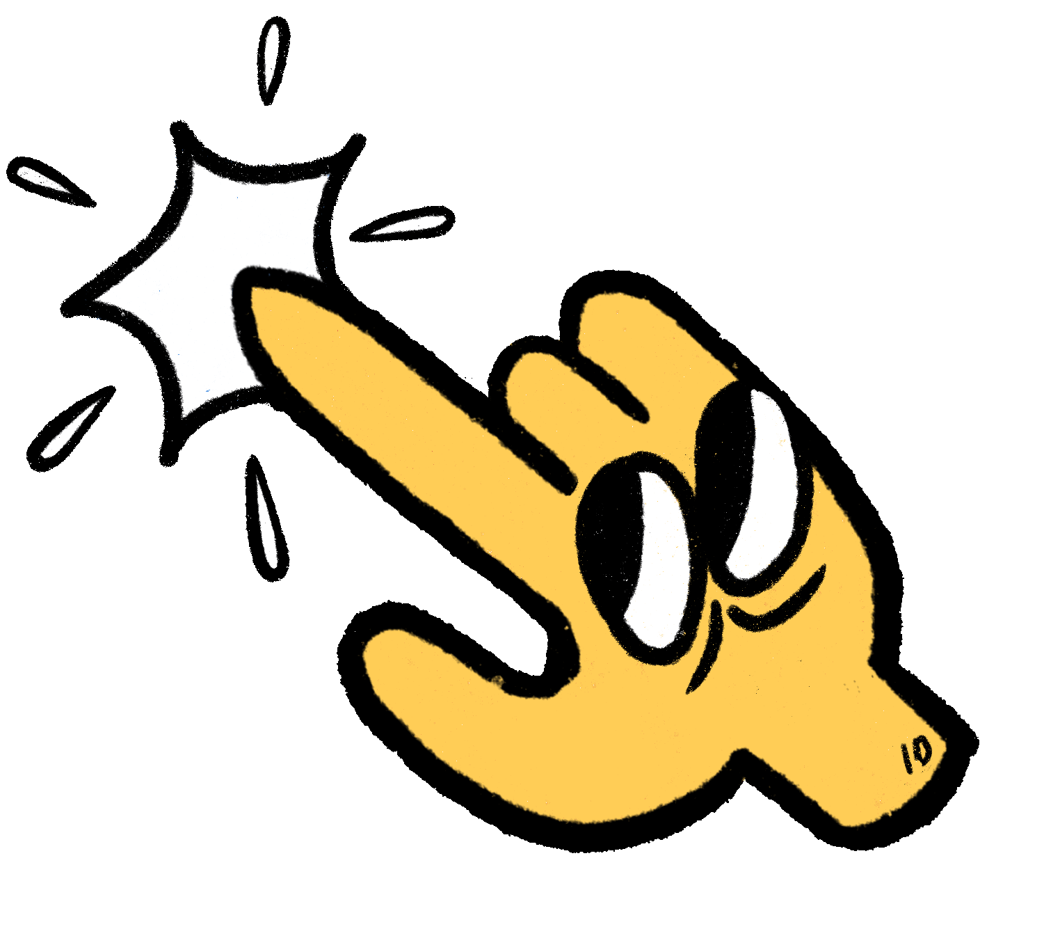 Hand Click Sticker by Diez for iOS & Android | GIPHY
