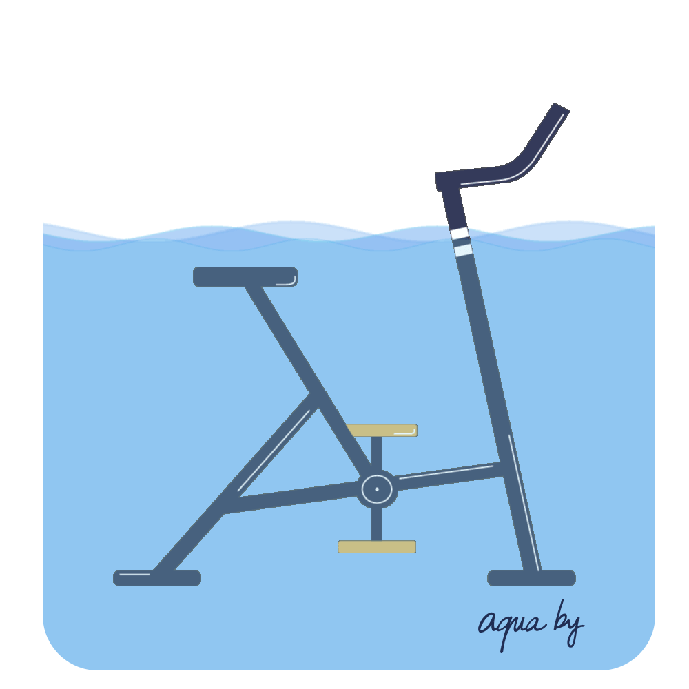 Aquabike Aquabiking Sticker by aqua by for iOS & Android | GIPHY