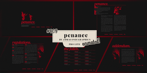 animated carrd template // #009 penance - Draco's Ko-fi Shop - Ko-fi ️ Where creators get ...