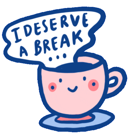 Coffee Break Sticker by byputy for iOS & Android | GIPHY