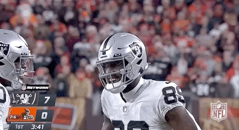 Las Vegas Raiders Football GIF by NFL - Find & Share on GIPHY