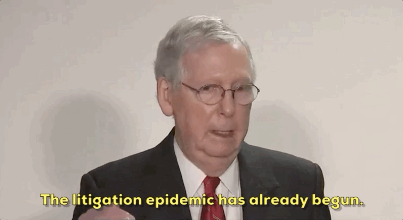 Mitch Mcconnell Lawsuit GIF by GIPHY News - Find & Share on GIPHY
