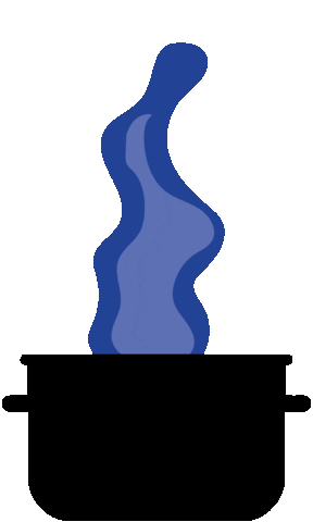 Water Boiling Sticker by Hobbykokken for iOS & Android | GIPHY