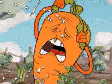 art, cartoon, retro, indie, 2d, tears, platformer, carrot, cuphead ...