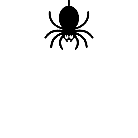 Halloween Spider Sticker by Glamorous for iOS & Android | GIPHY