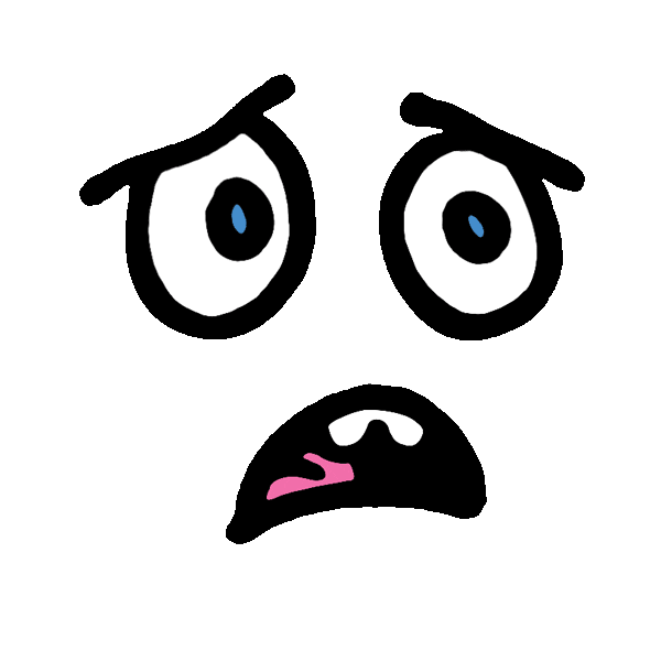 Horrified Face Gif