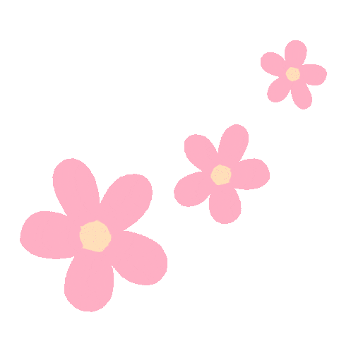 Animated Pink Flowers