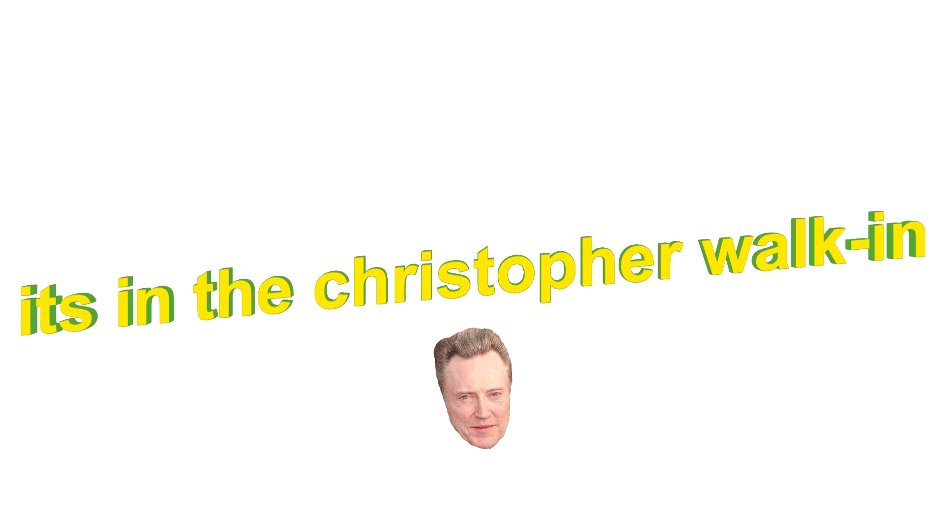 Christopher Walken Chef Sticker by Houndstooth Restaurant for iOS ...