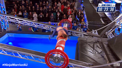 Jump Run GIF by Australian Ninja Warrior - Find & Share on GIPHY