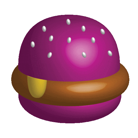 3D Burger Sticker by Jamie Tam for iOS & Android | GIPHY