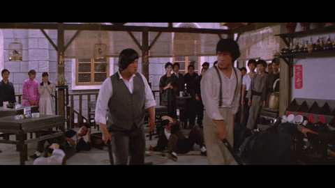 Jackie Chan Fighting Stance GIF by MIRAMAX - Find & Share on GIPHY