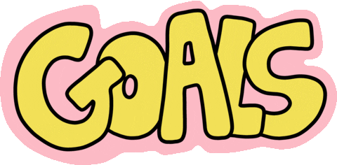 Goals Sticker by Poppy Deyes for iOS & Android | GIPHY