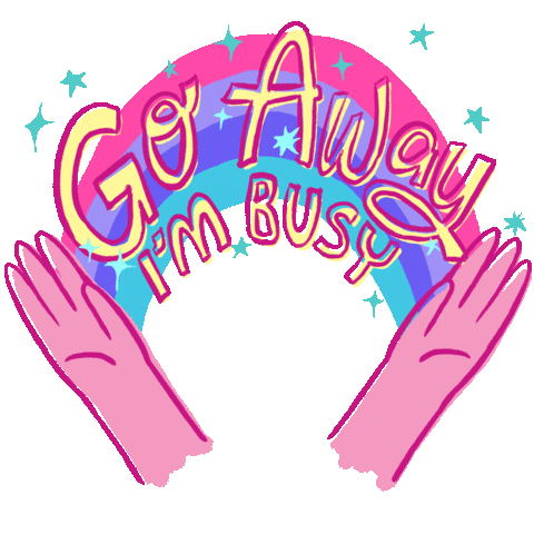 Go Away No Sticker by jecamartinez for iOS & Android | GIPHY