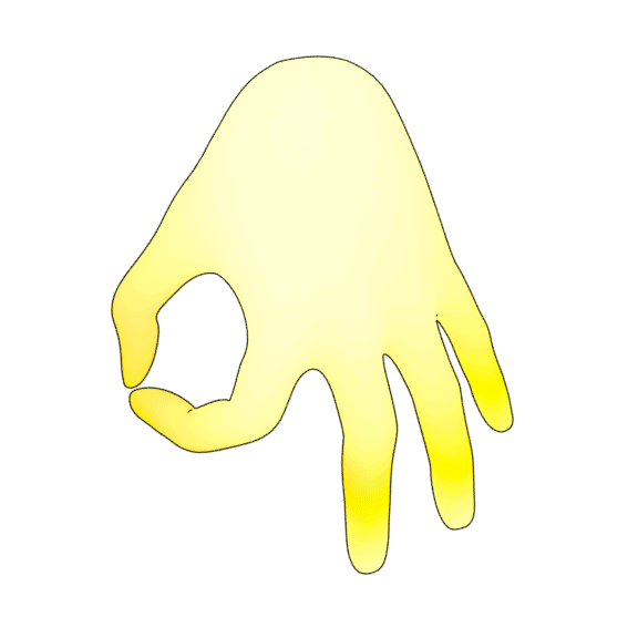 Blinking The Hand Sticker for iOS & Android | GIPHY