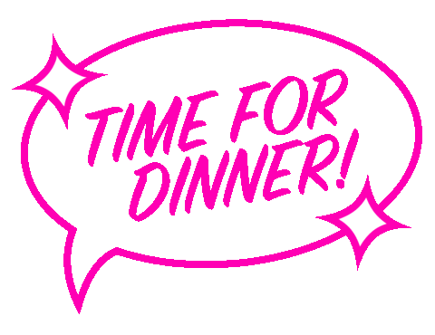 Time For Dinner Sticker by laurelipsum for iOS & Android | GIPHY