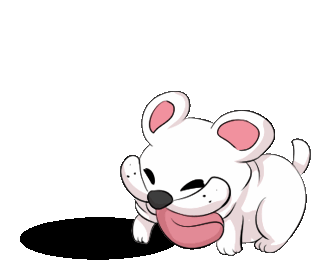 Dog Digging Sticker by Jin for iOS & Android | GIPHY