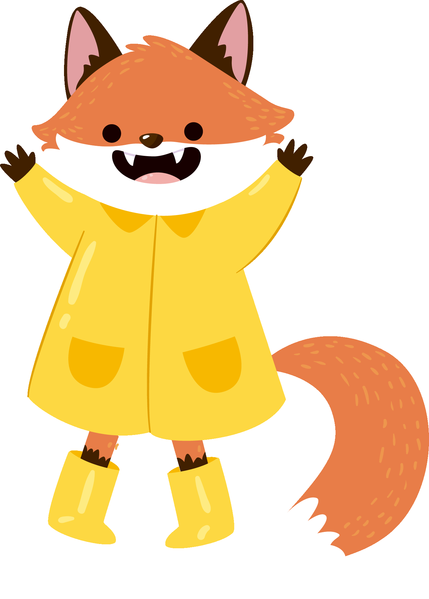 Happy Fox Sticker for iOS & Android | GIPHY