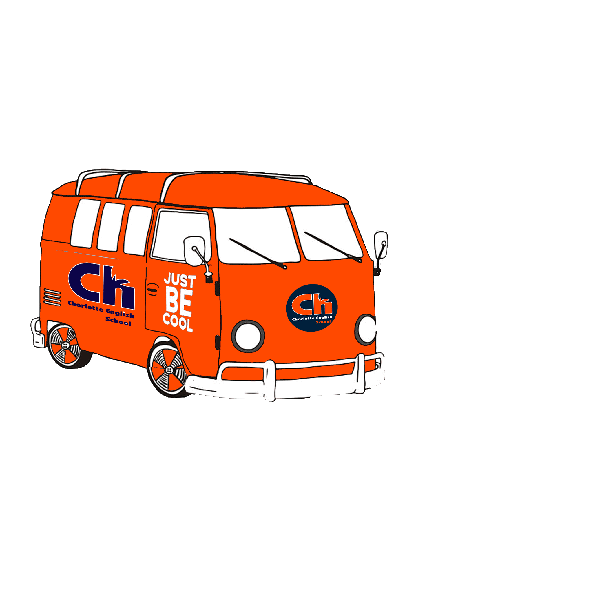 School Bus Sticker by CharlotteEnglishSchool for iOS & Android | GIPHY