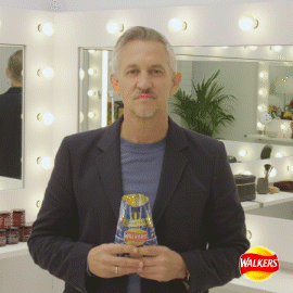 Gary Lineker Yes GIF by Walkers Crisps - Find & Share on GIPHY
