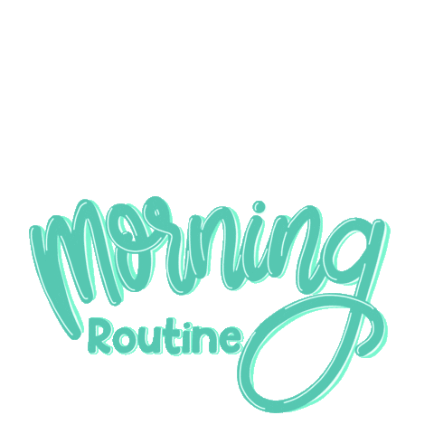 Morning Routine Sticker by Vibelle Distribution Inc. for iOS & Android ...
